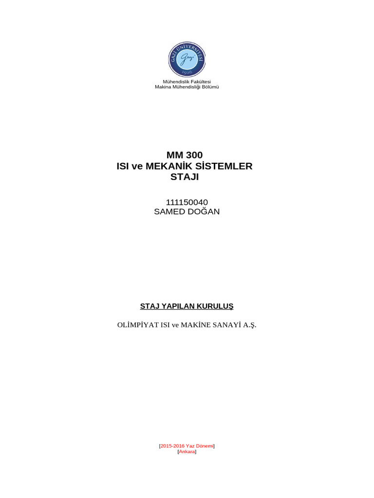 Samet Dogan mm300 | PDF