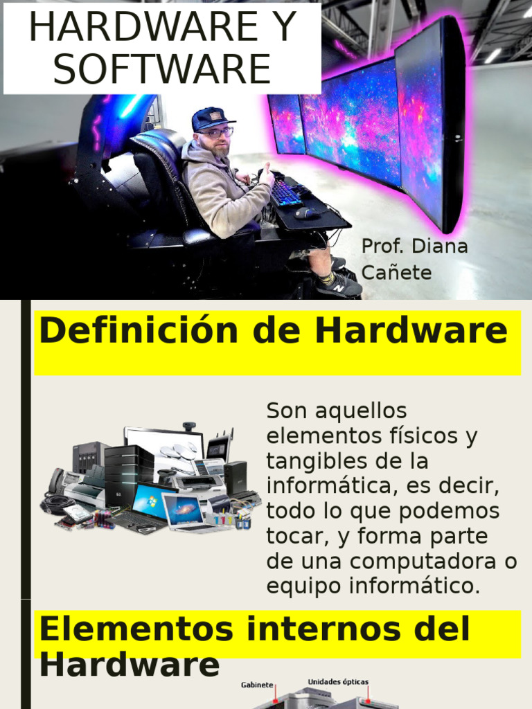 Definición de Hardware y Software | PDF