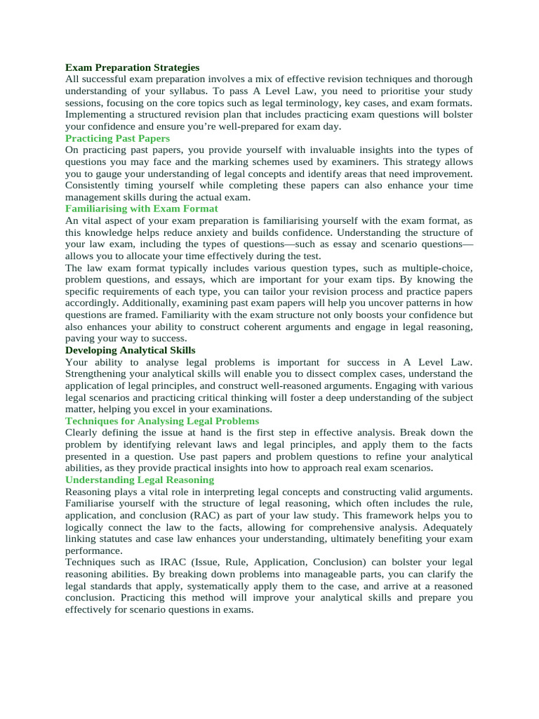 Exam Preparation Strategies | PDF | Reason | Cognitive Science