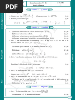 Examen blanc math 2 bac 2025 | PDF | Mathématiques | Analyse mathématique