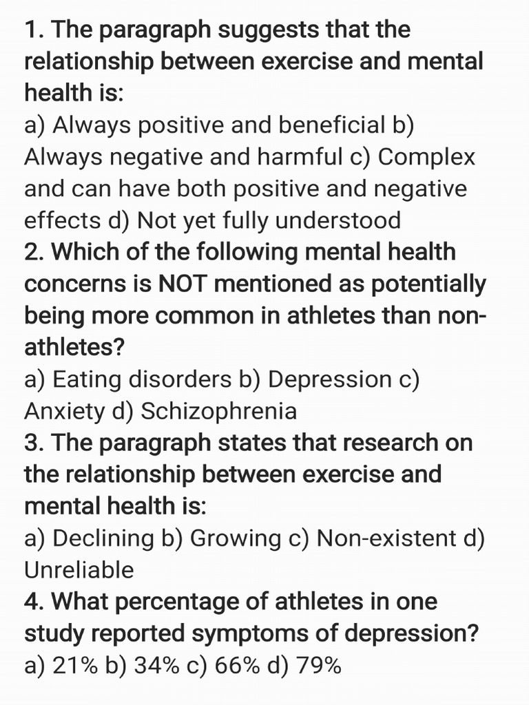 Chapter 4 Psychology Questions - 250106 - 194647 | PDF