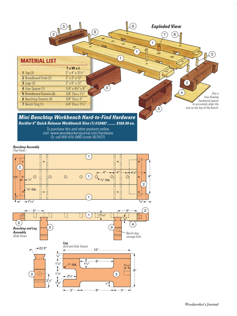 Workbench Material Specifications | PDF