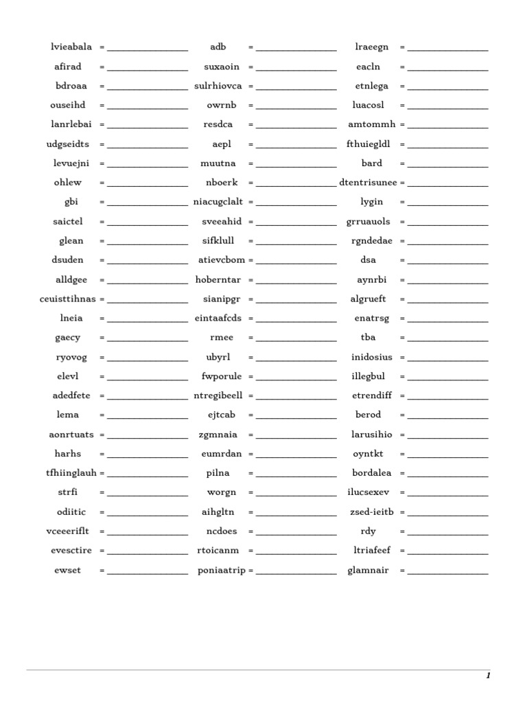 List of Unsolved Word Puzzles | PDF