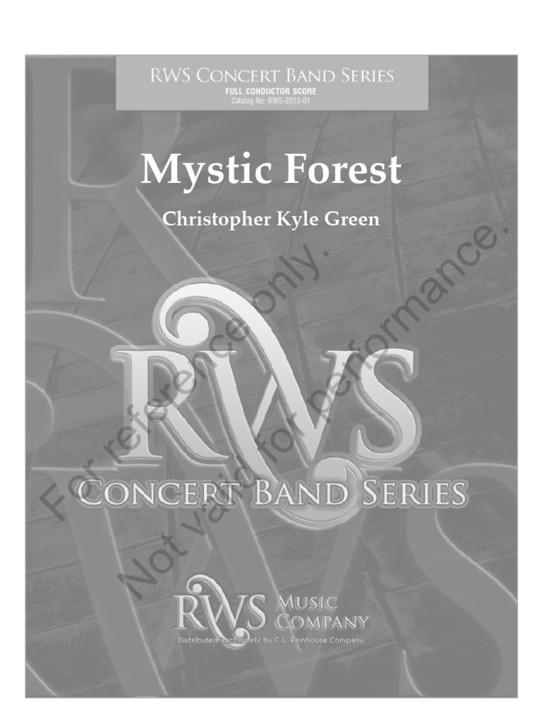 Conductor's Guide to Mystic Forest | PDF