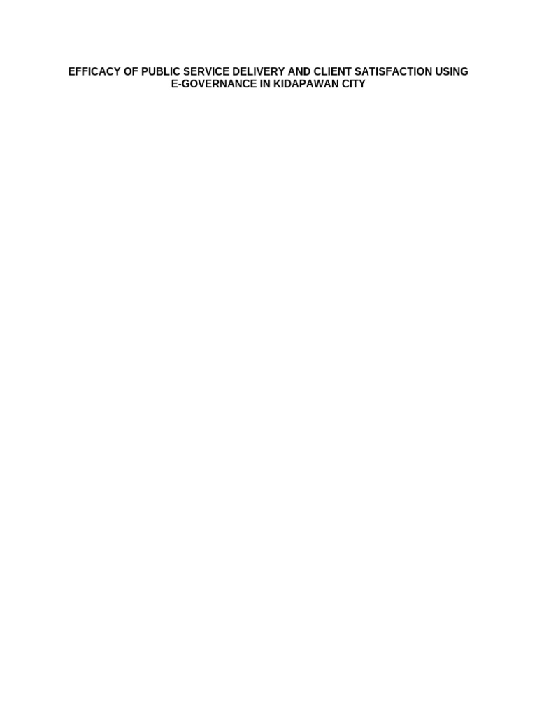 Chapter 1 INTRODUCTION Draft 02 | PDF | E Government | Theory