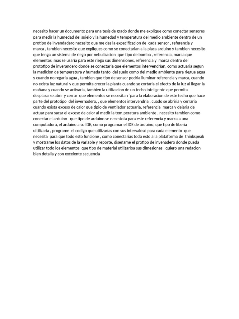 Ejercicio de Conexion Arduino y Sensores 1 | PDF