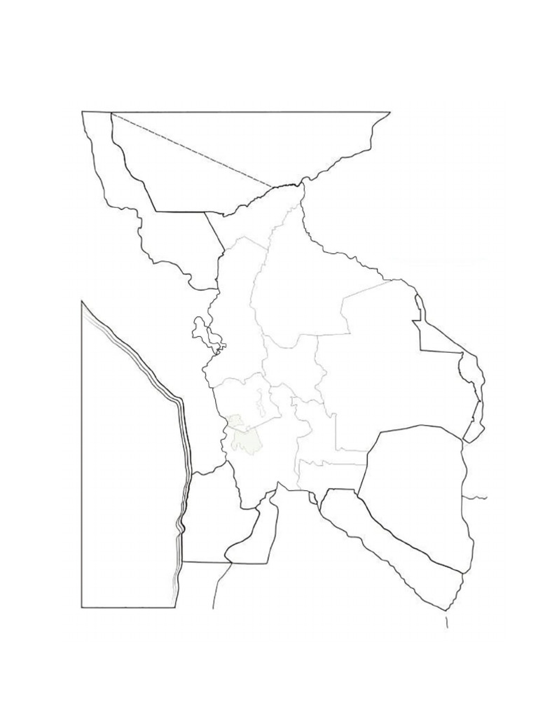 Mapa para Pintar de La Perdidas Territoriales de Bolivia | PDF