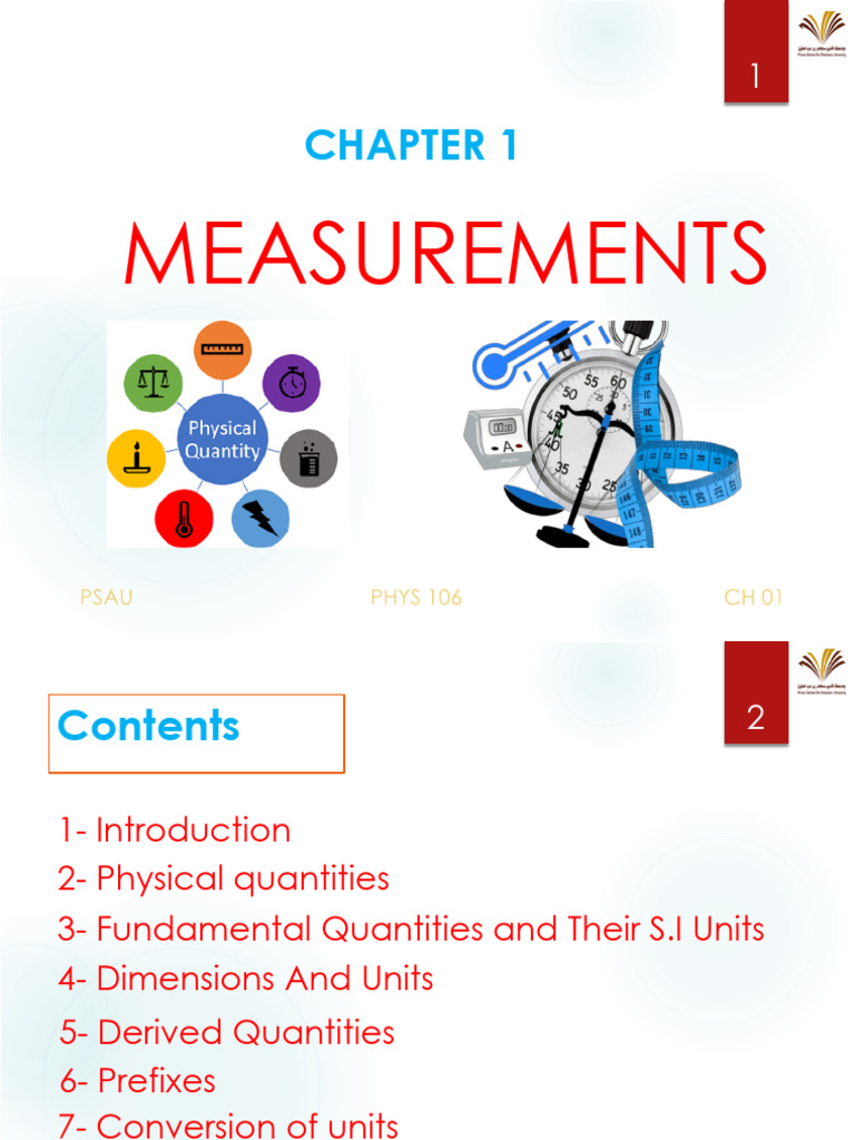 CH01 MEASUREMENTS Jan 2024 2 | PDF | Area | Volume