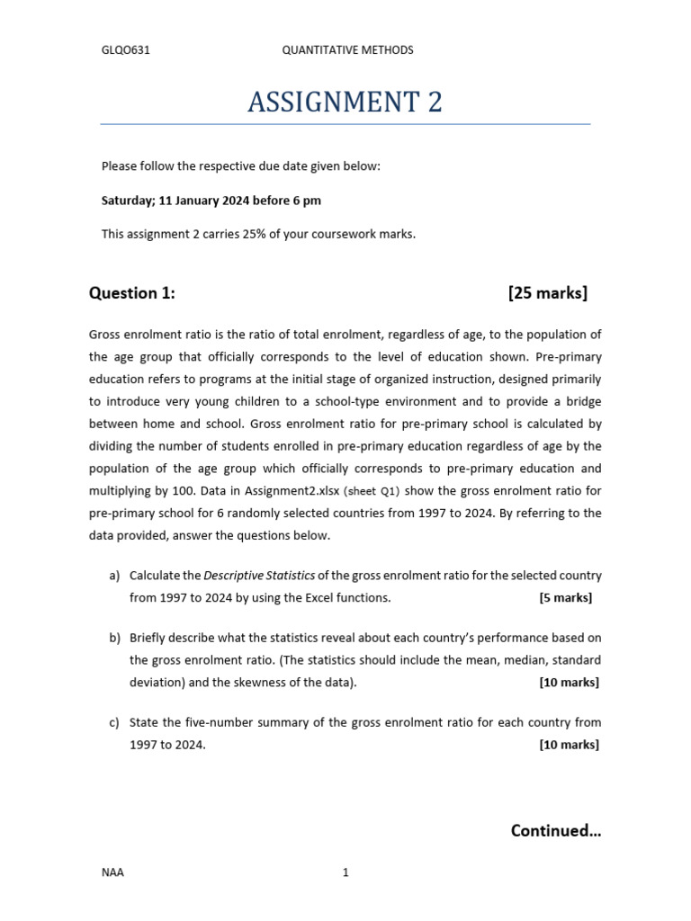 GLQO6313_Assignment2 | PDF | Linear Regression | Coefficient Of Determination