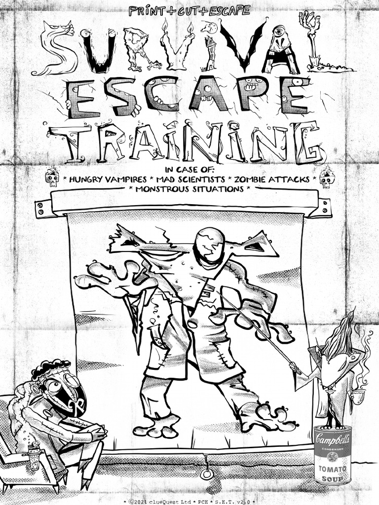 P C E Survival Escape Training Bandw Pdf
