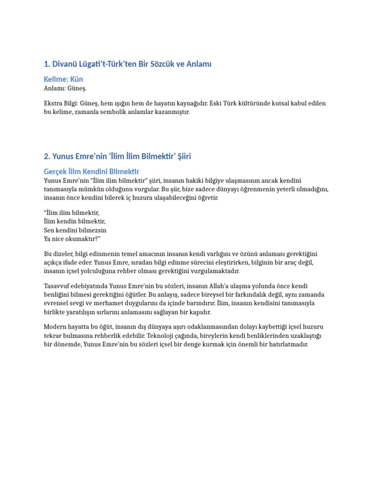 Turk_Dili_ve_Edebiyati_Odevi | PDF