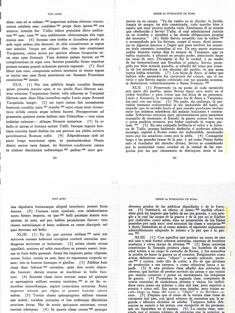 Reformas de Servio Tulio | PDF | Roma antigua