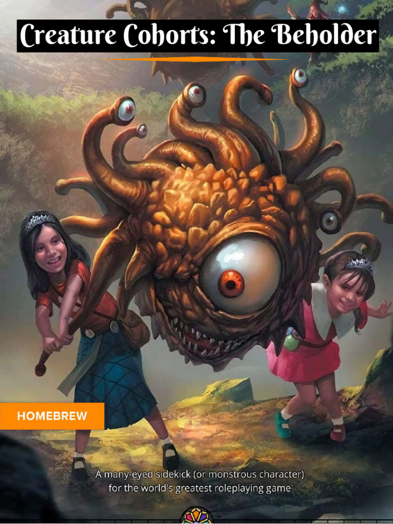 Beholder Cohort Class Overview | PDF | Dungeons & Dragons | Gary Gygax ...
