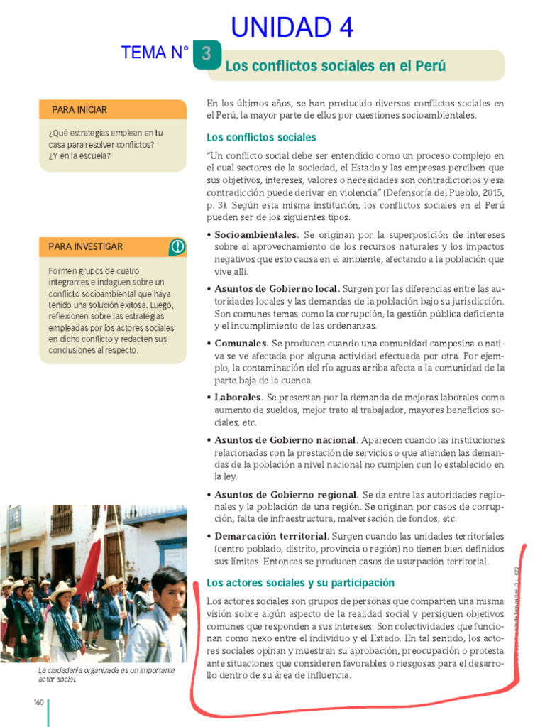CC.SS. 5°-TEMA 3-UNIDAD 4-LOS CONFLICTOS SOCIALES EN EL PERÚ_copia ...