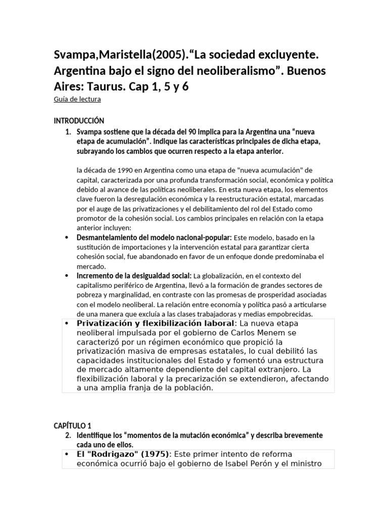 Godio | PDF | Inflación | Neoliberalismo