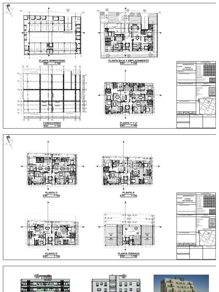 E - Planos Anteproyecto | PDF