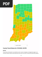 Indiana DHS Burn Ban Map | PDF | The United States