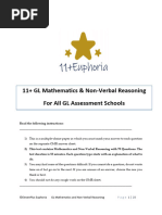 MidYIS Year 8 Practice Test | PDF | Mathematics