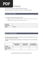 Dream Vacation Planning Guide | PDF