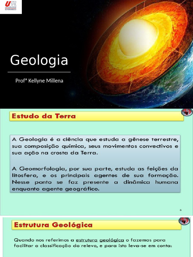 A Estrutura Da Terra | PDF | Terra | Falha (Geologia)