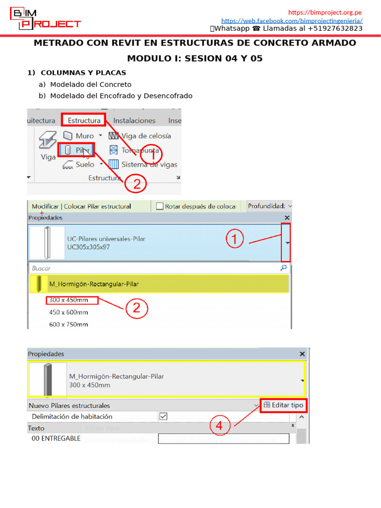 Metrado Estructura - MODULO I Sesión 03 Y 04 | PDF | Concreto reforzado | Hormigón