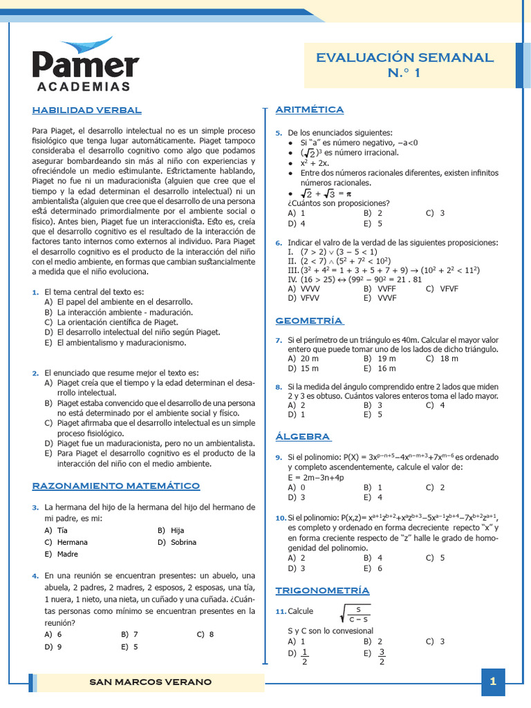 EVA Verano 2025-1 Sem01 | PDF | Psicoanálisis | Neolítico