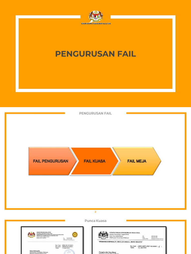 Pengurusan Fail PSS | PDF