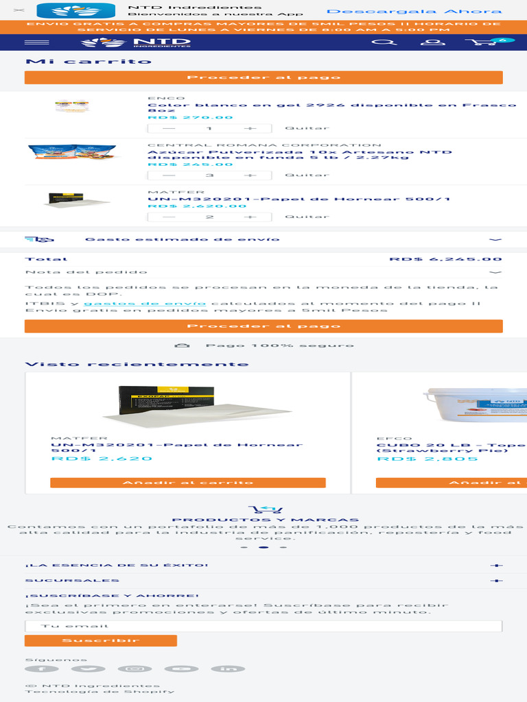 Productos de Panificación y Repostería NTD | PDF