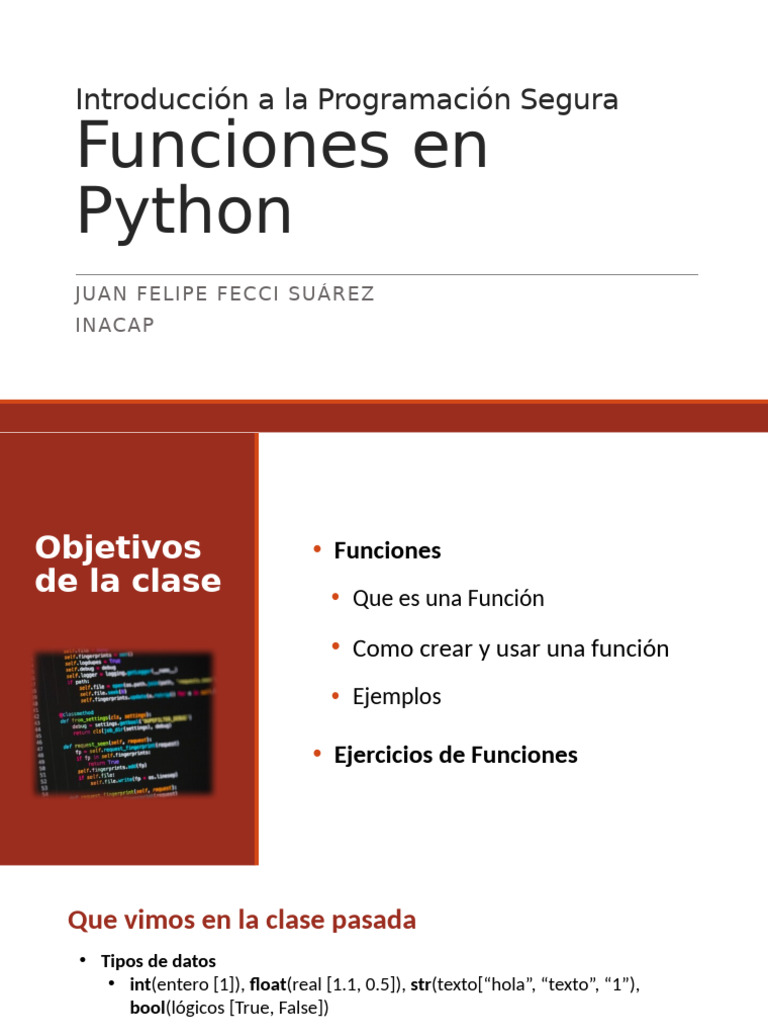 Clase 10 - Funciones | PDF | Python (lenguaje de programación ...
