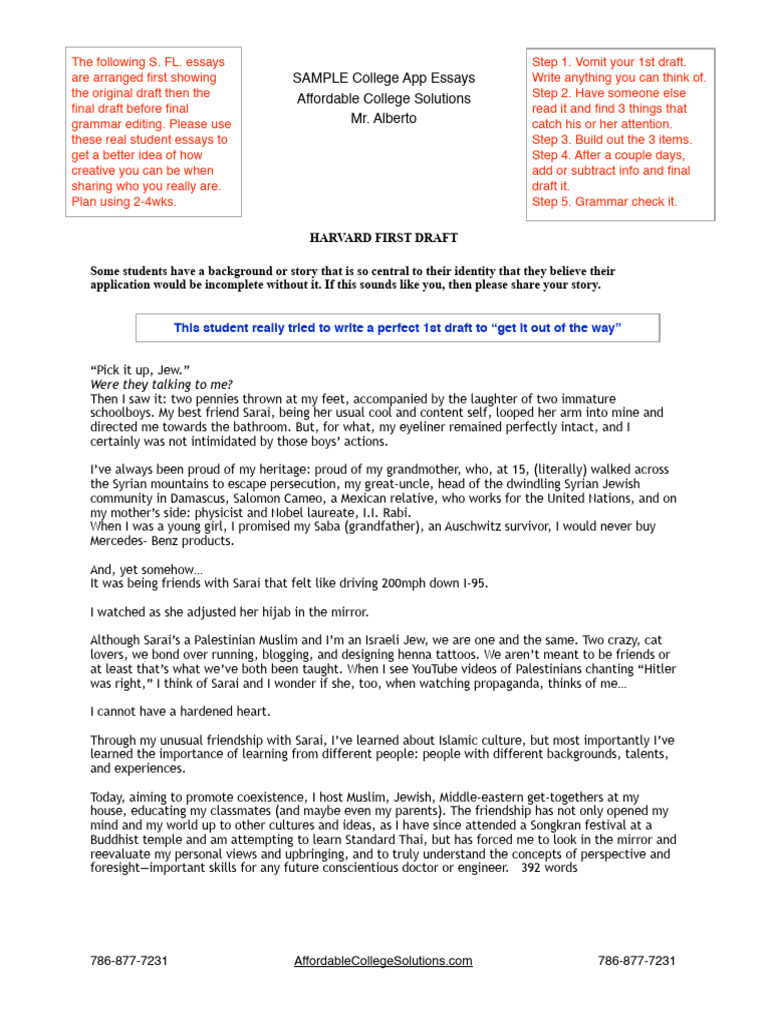 Unique College Essay on Identity and Friendship | PDF | Leadership ...