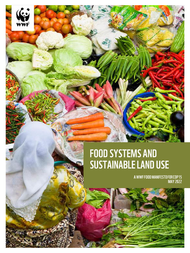 WWF Food Manifesto For Cop 15 7 May | PDF | Agriculture | Restoration ...