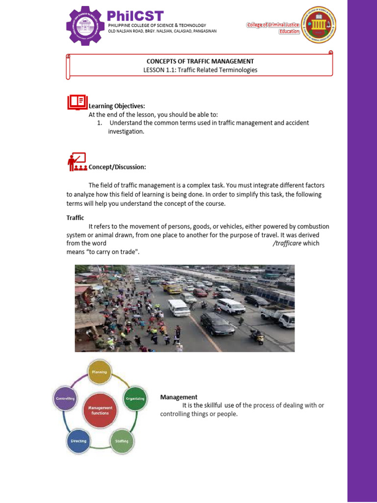Notes Traffic Merged | PDF | Traffic | Lane