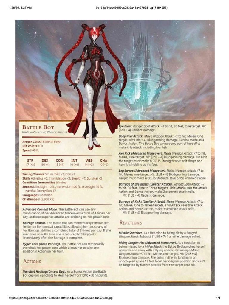 Battle Bot | PDF