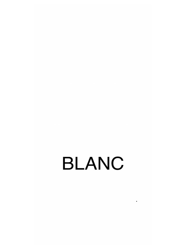 Parles Blanches | PDF