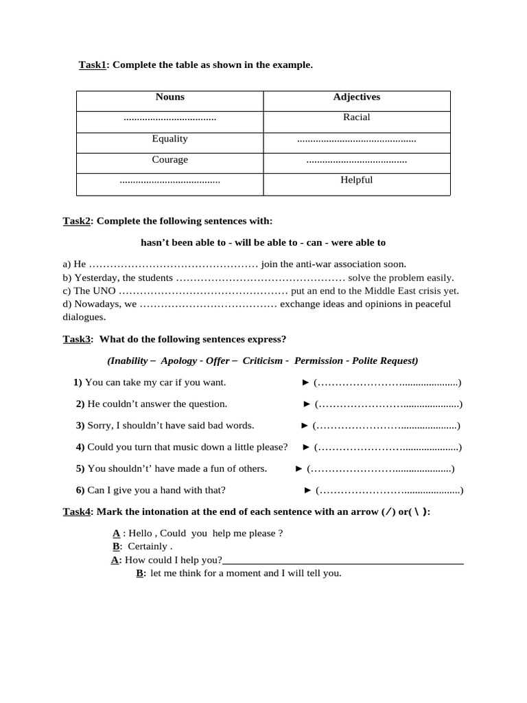 Task1 2 As Peace | PDF