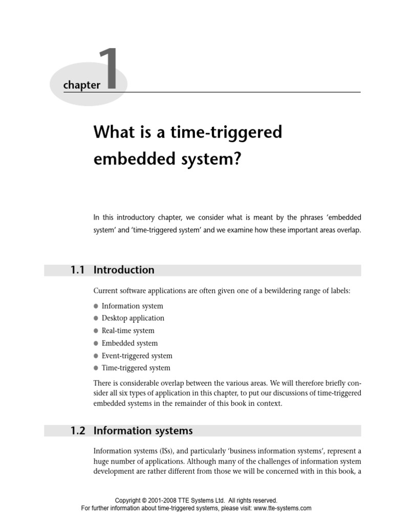 Patterns For Time-Triggered Embedded Systems - Chapter 1 | PDF | Embedded System | Databases
