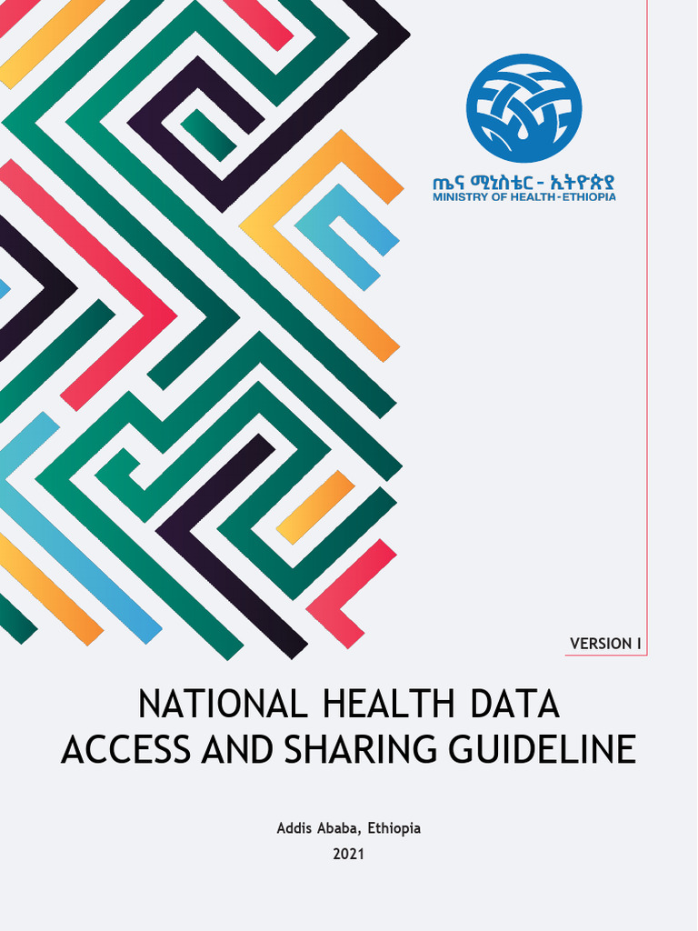 Health Data Access Guidelines Ethiopia | PDF | Privacy | Data