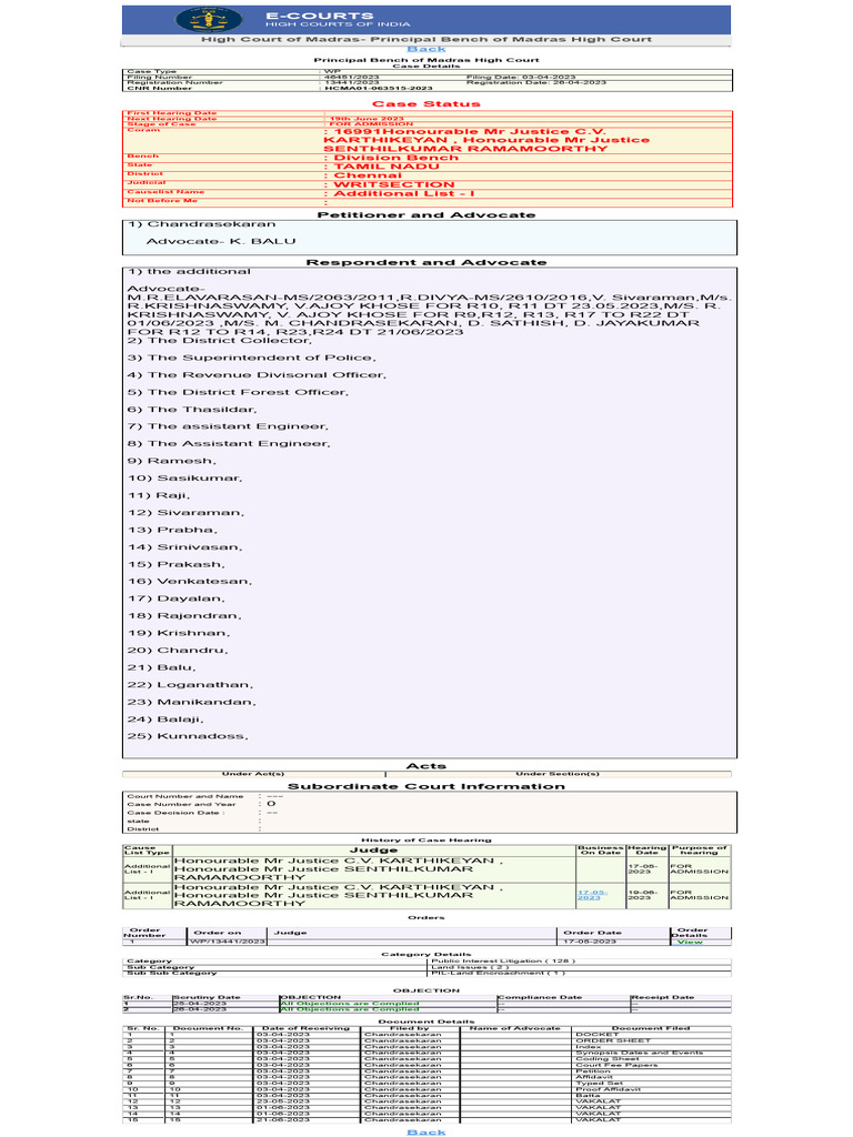 Case Status Search by Case Number | PDF | Judiciaries | Common Law