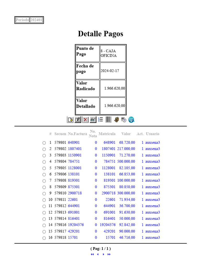Caja Modulo de Facturacion 20240217 | PDF