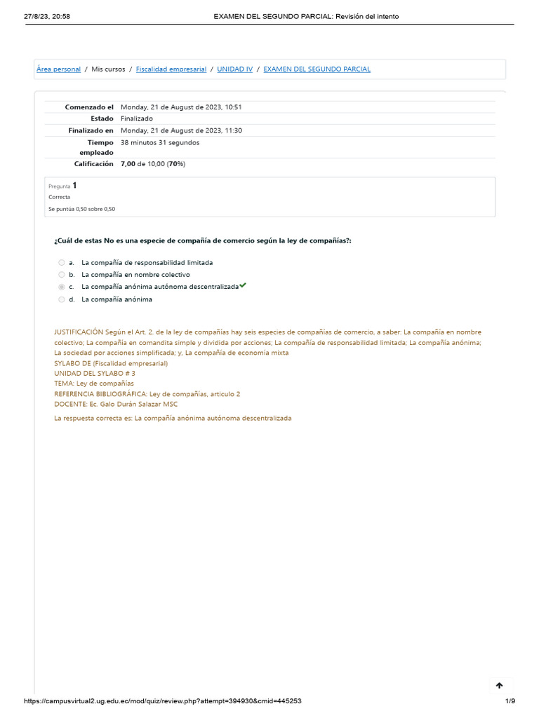 Fisc PDF | PDF | Sociedad de responsabilidad limitada | Corporaciones