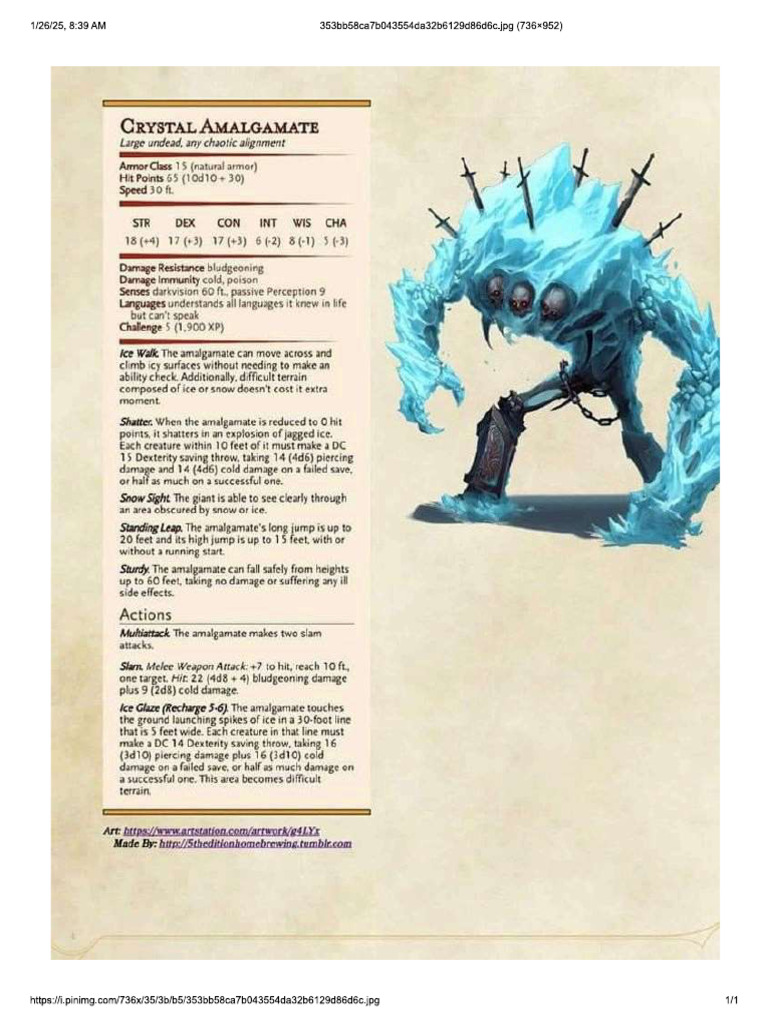 Crystal Amalgamite | PDF