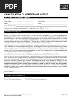Termination of Membership Form | PDF | Taxes | Government Finances