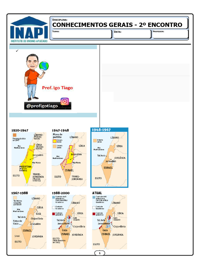 CONHECIMENTOS GERAIS - CARREIRAS POLICIAIS - IGO TIAGO - 2º ENCONTRO 2023 | PDF | Política ...