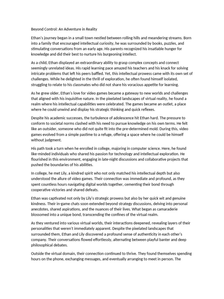 Beyond Control | PDF | Conversation