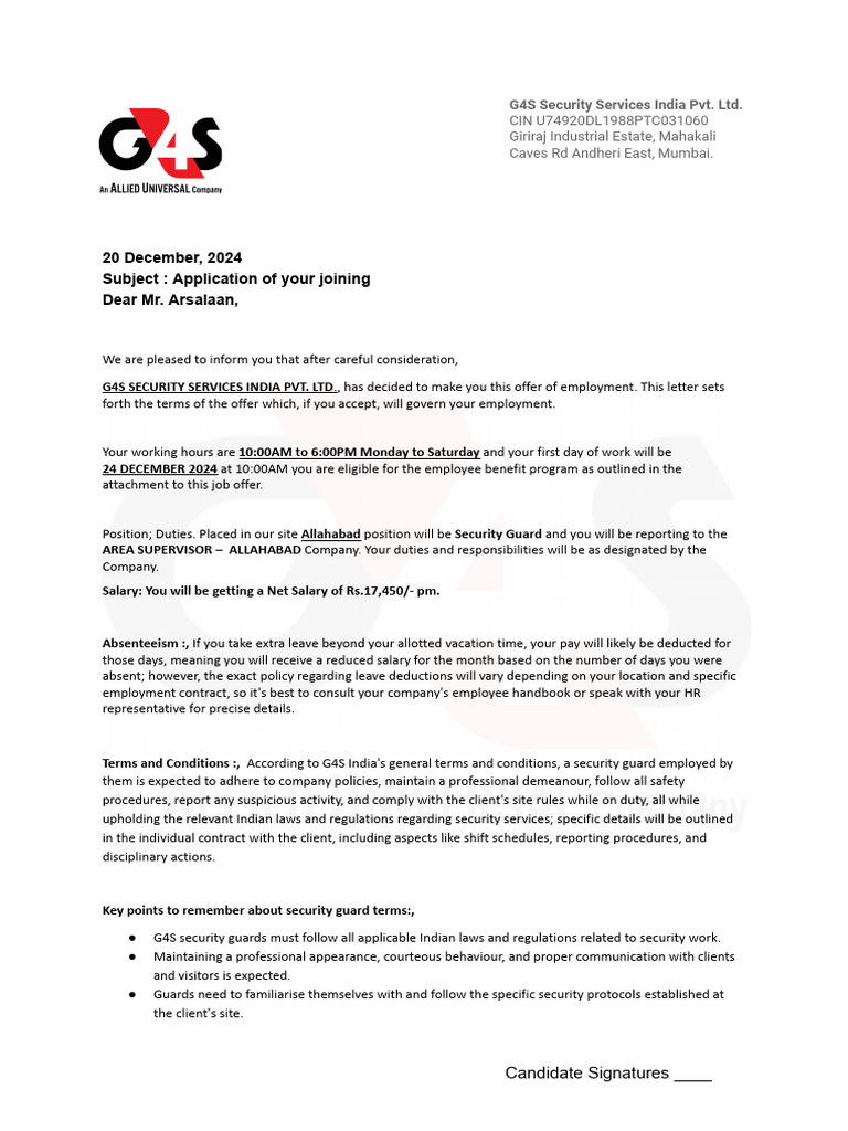 Arsalaan | PDF | Salary | Employment