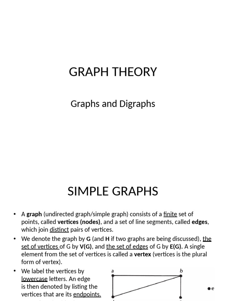 Ch8 - Graphs and Digraphs | PDF | Vertex (Graph Theory) | Theoretical Computer Science