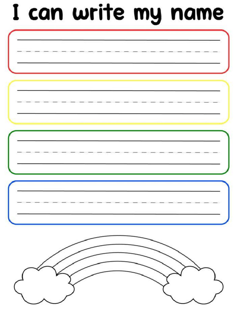 i can write my name | PDF