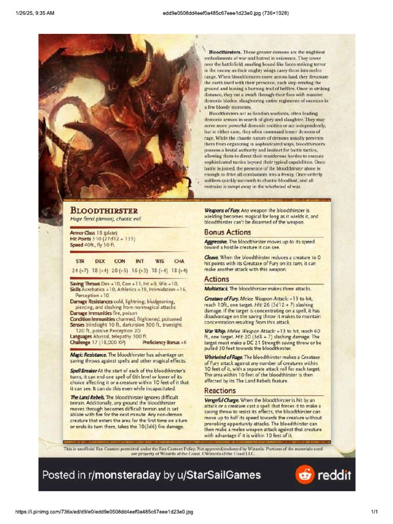 Bloodthirster | PDF