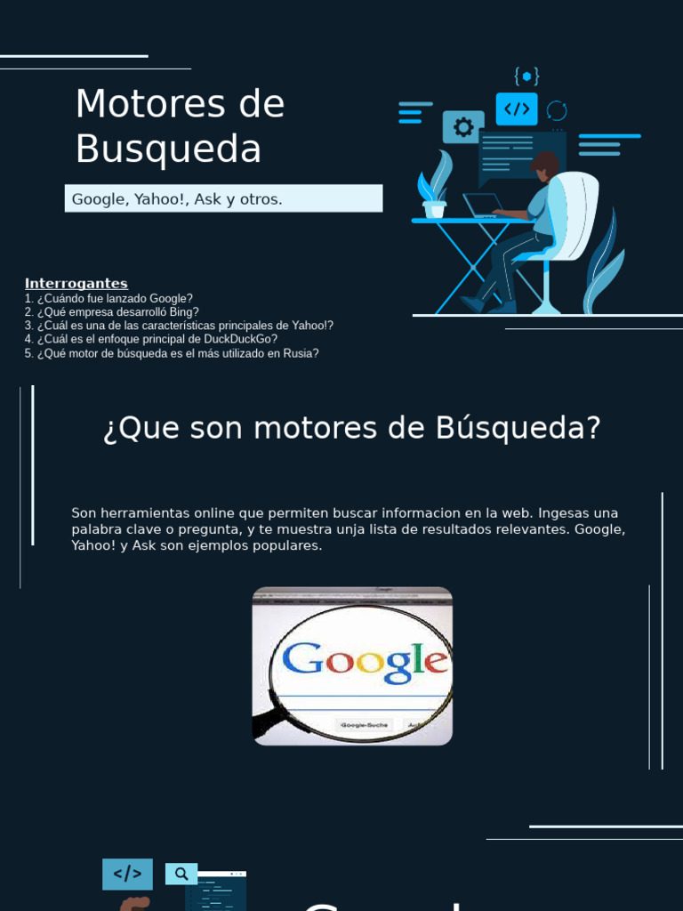 Presentacion de Informatica | PDF | Yahoo! | Privacidad en internet