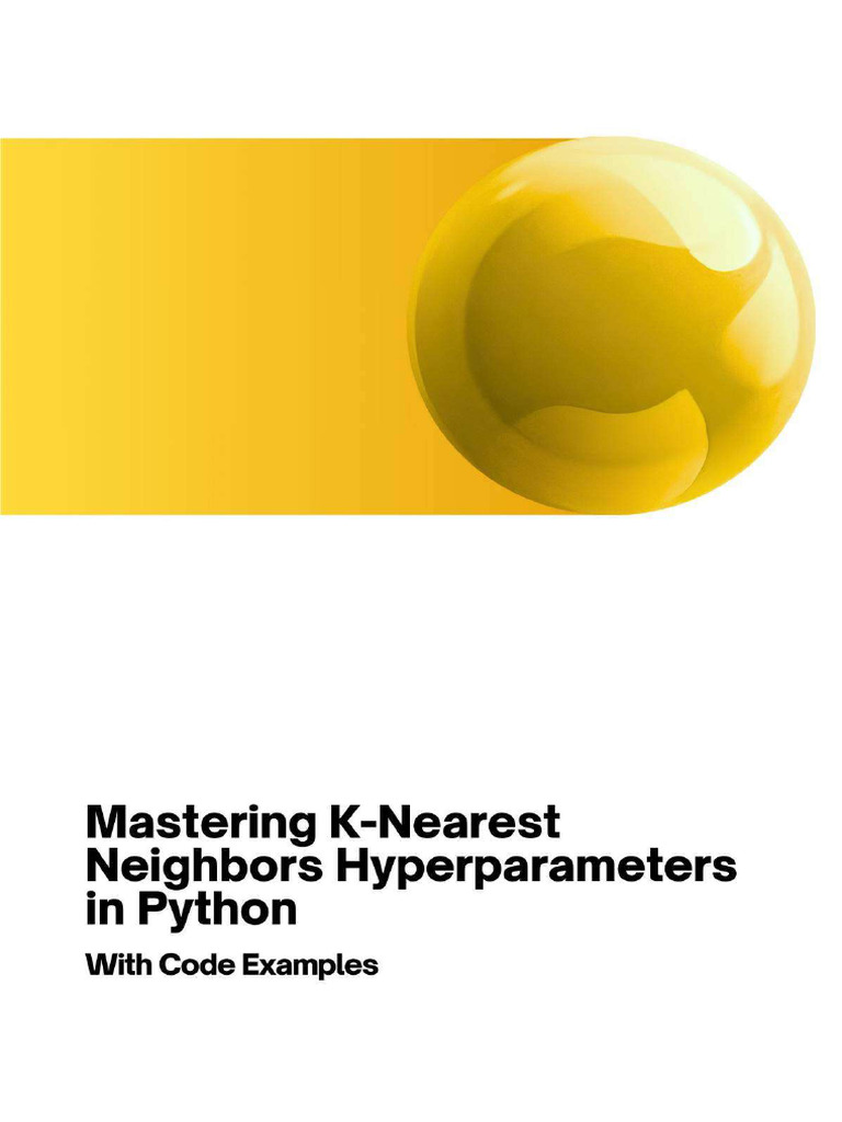 K Nearest Neighbour in Machine Learning 1723063509 | PDF
